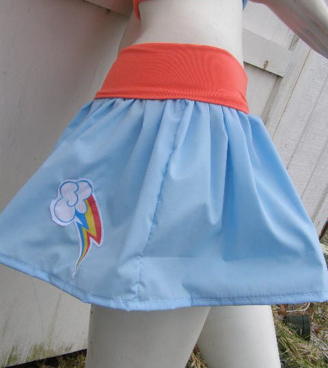 My Little Pony Skirt Rainbow Dash MLP Fim Cosplay Your Size - Etsy