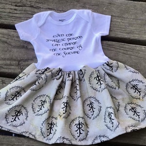 Lord of Onsie Baby Dress or Toddler Tshirt Dress the Rings, Lotr ...