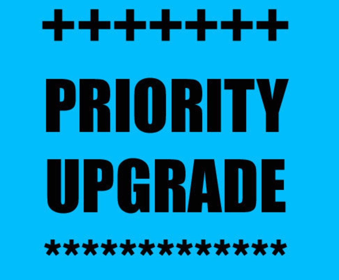 Priority and Express Shipping Upgrade and Rush Order Add on for USA - Etsy