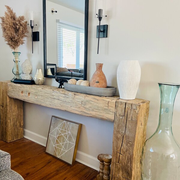 Beam Console Table - Etsy