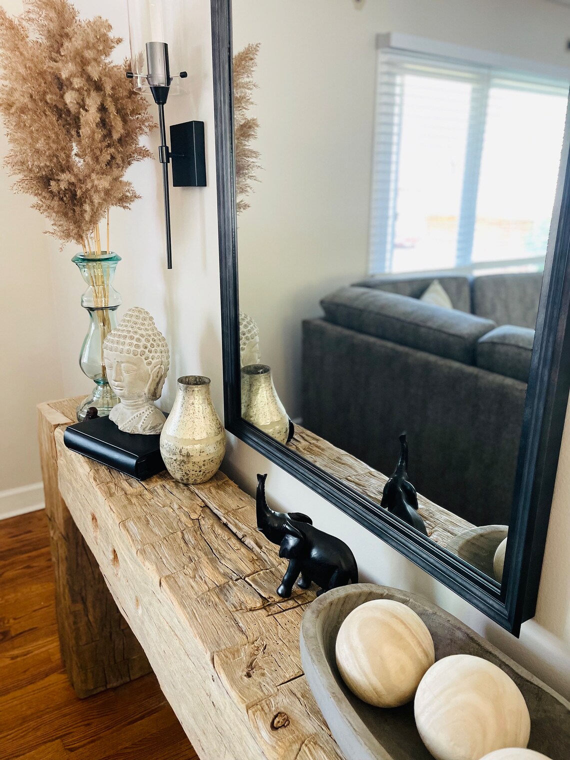 Restoration Hardware / Arhaus Inspired Hand Selected Hand Hewn Custom ...