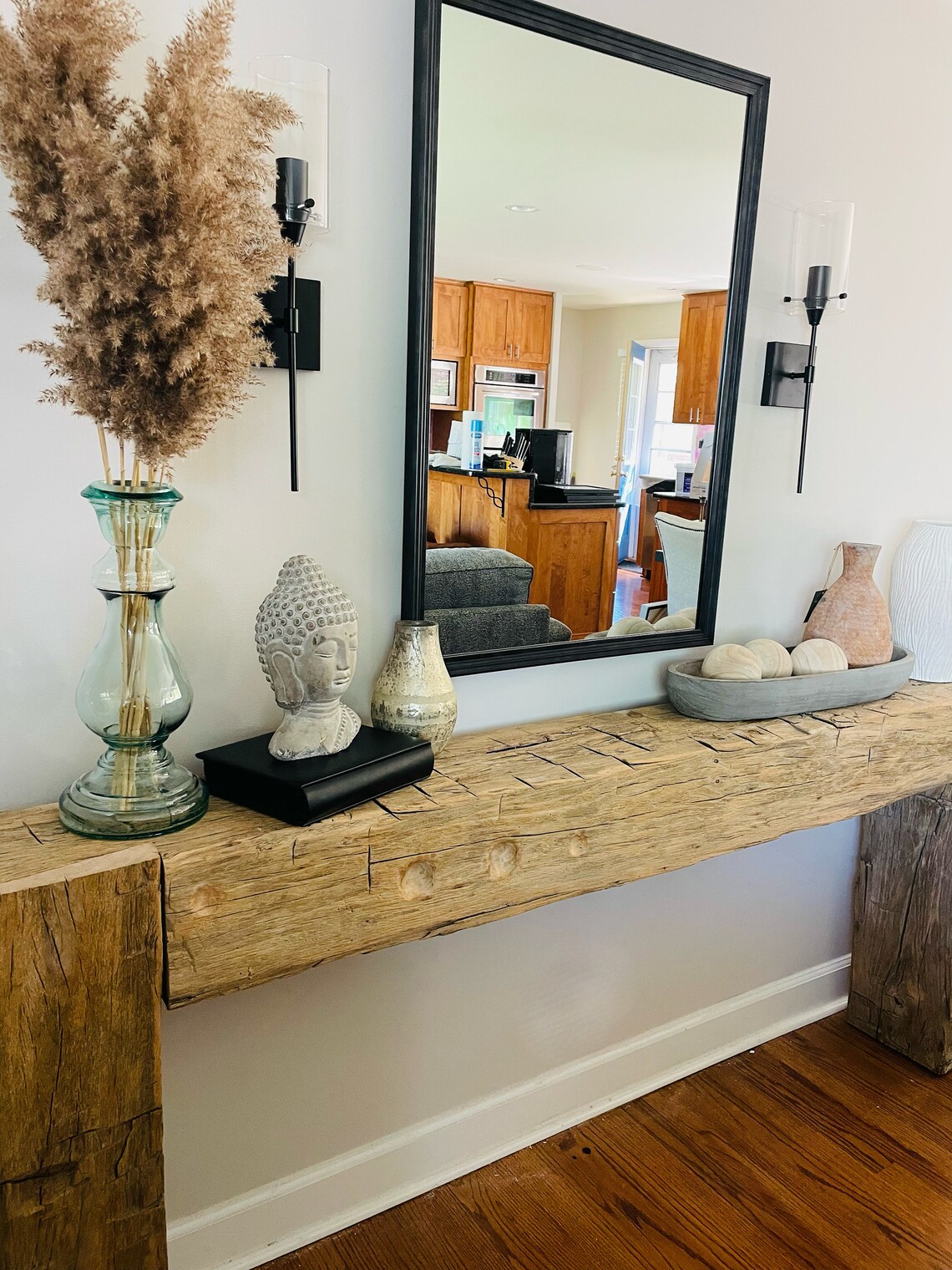 Restoration Hardware / Arhaus Inspired Hand Selected Hand Hewn Custom ...