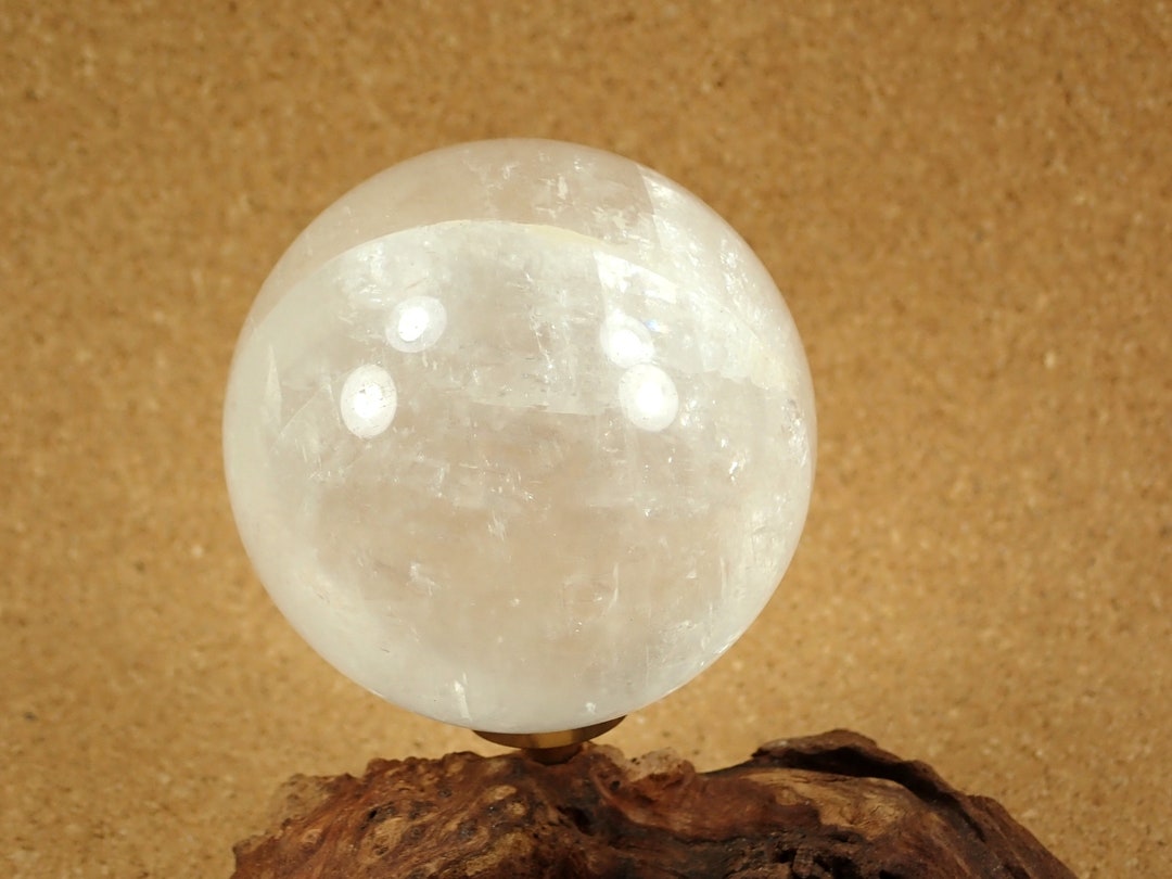 57mm Calcite Sphere - Smooth Round Polished Display Mineral ...