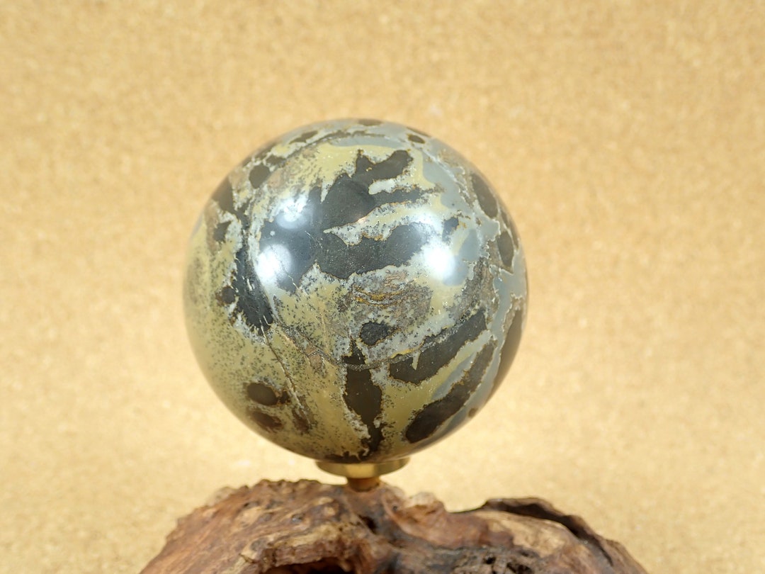 57mm Picture Jasper Sphere Mineral Specimen - Smooth Polished Round ...