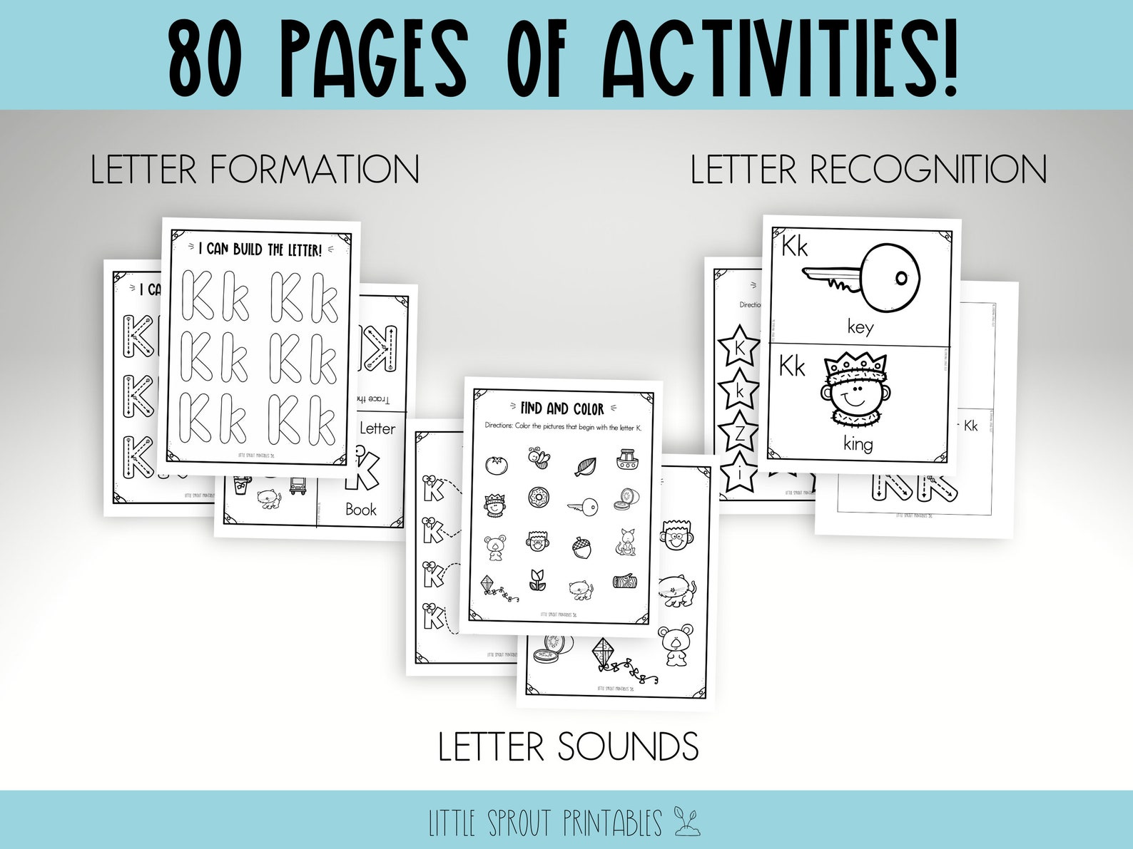 Alphabet Activity Book | Letters K-O | Preschool Worksheets | Alphabet ...