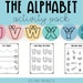 Alphabet Activity Book | Letters U-Z | Preschool Worksheets | Alphabet ...