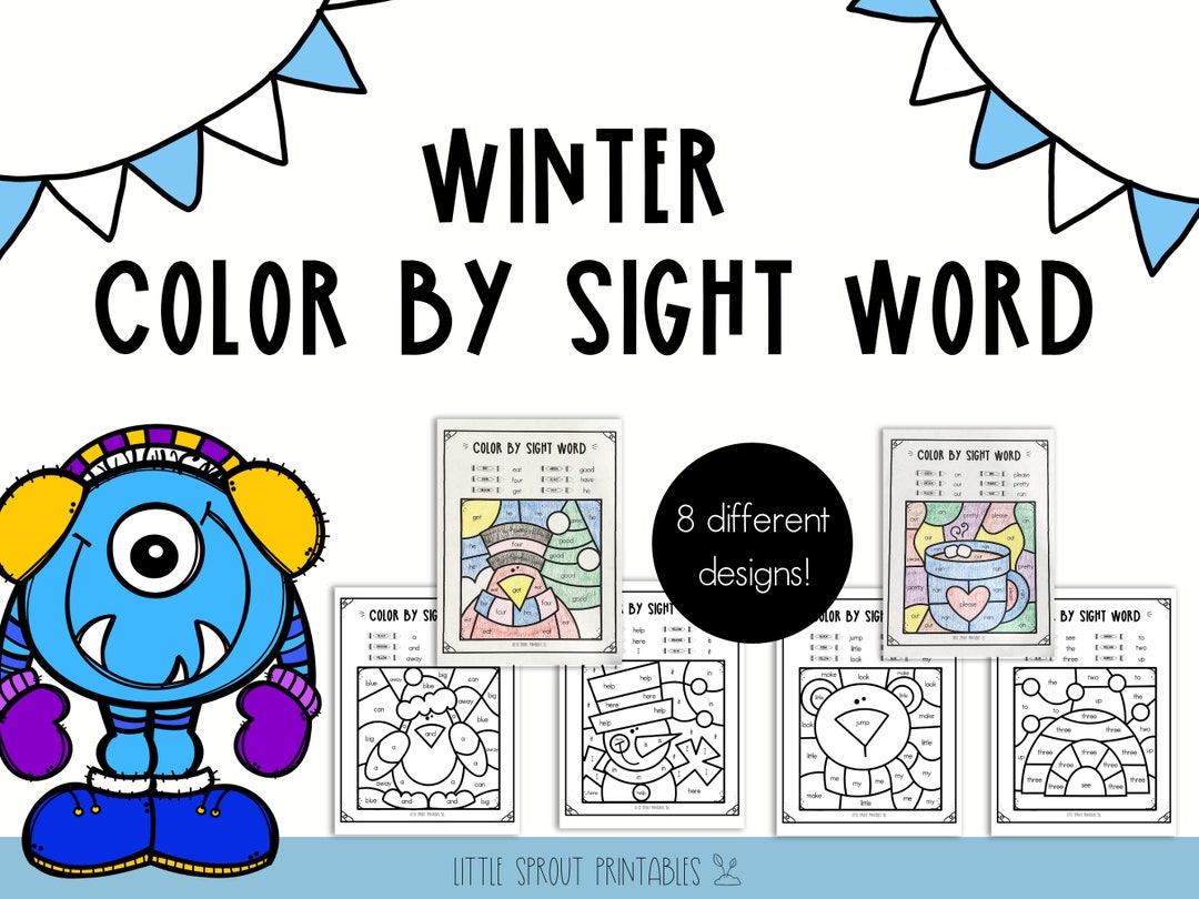 Color by Sight Word | Sight Words Worksheets | Toddler Activities ...