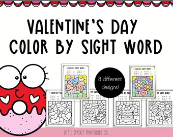 Color by Sight Word Sight Words Worksheets Toddler Activities Winter ...