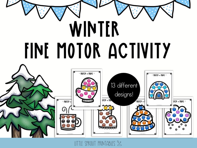 Toddler Winter Activity | Fine Motor Worksheets | Christmas Worksheets ...