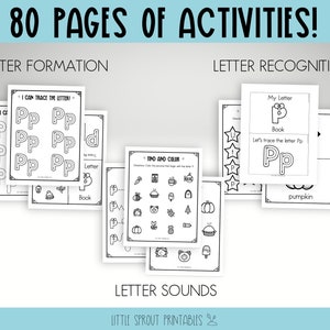 Alphabet Activity Book | Letters P-T | Preschool Worksheets | Alphabet ...