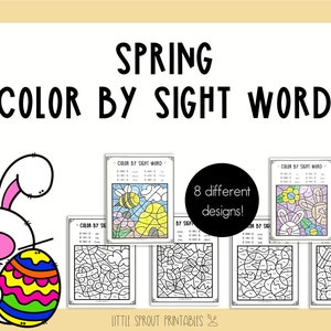 Color by Sight Word | Sight Words Worksheets | Toddler Activities ...