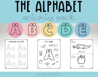 Alphabet Activity Book | Letters K-O | Preschool Worksheets | Alphabet ...