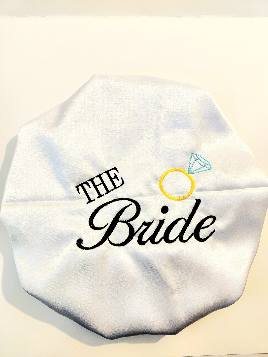 Bridal Satin Hair Bonnet, Handmade Sleep Hat, Hair Care Accessories ...