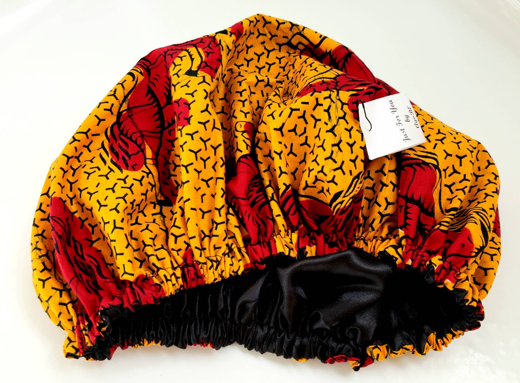 Satin Bonnet Reversible Bonnet Ethnic Bonnet Hair Bonnet | Etsy