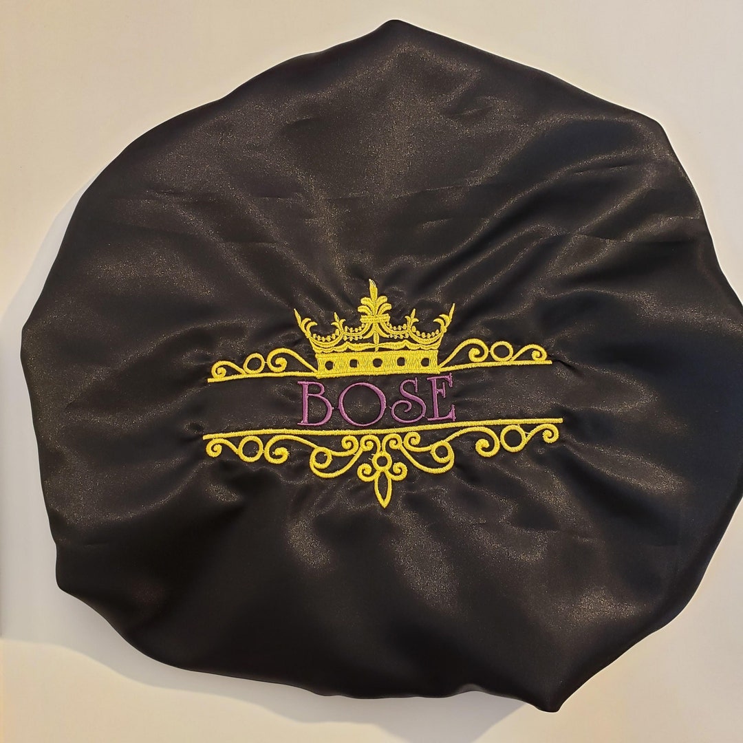Elegant Personalized Hair Bonnet/satin ADULT Bonnet/silky Bonnet ...