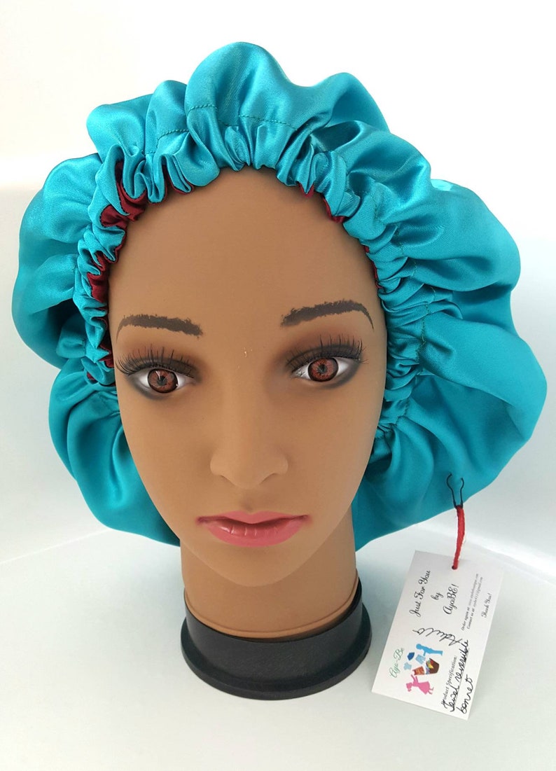 Satin Bonnet Custom Bonnet Silk Hair Bonnet Adult Bonnet - Etsy
