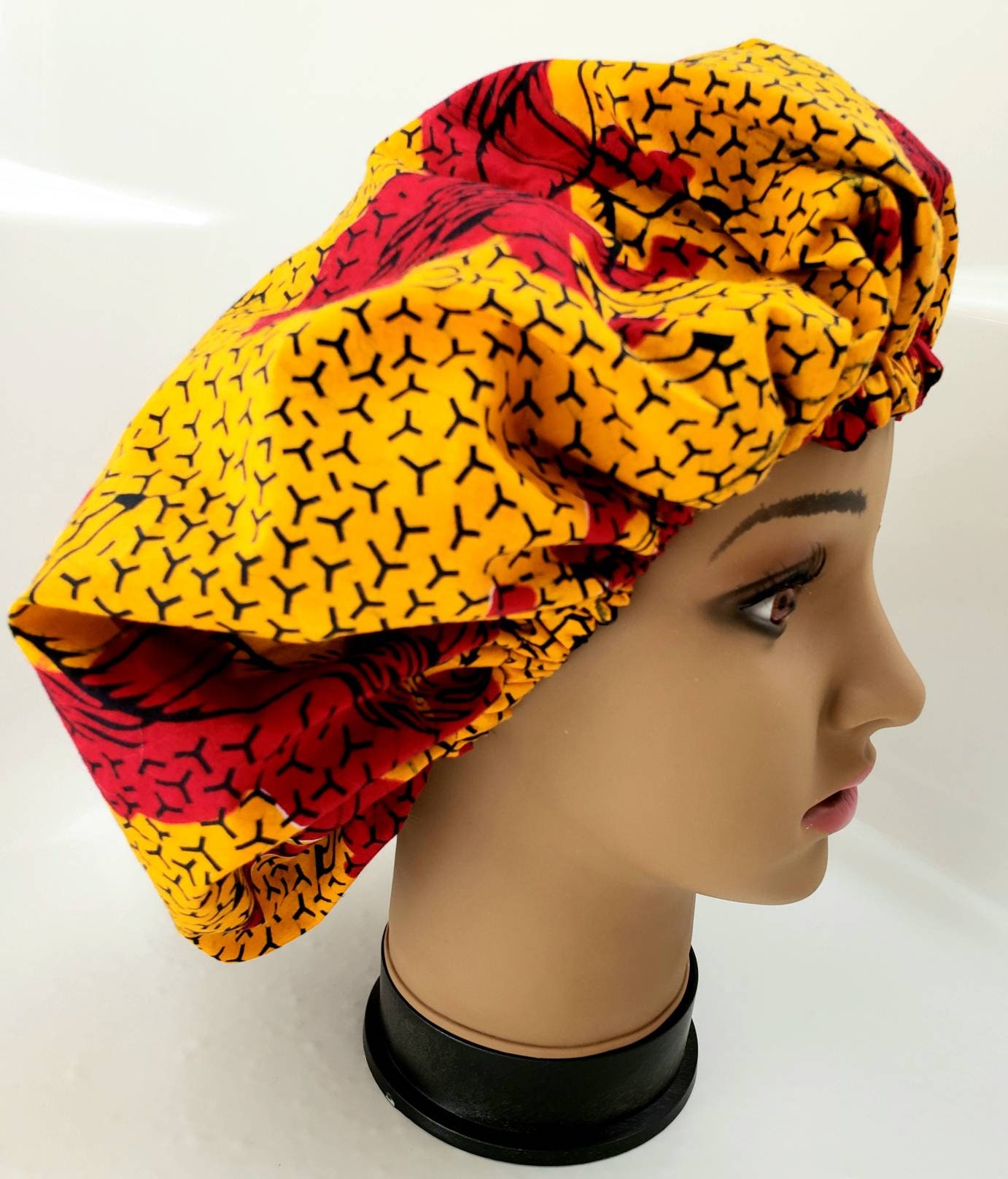 Satin Bonnet Reversible Bonnet Ethnic Bonnet Hair Bonnet | Etsy