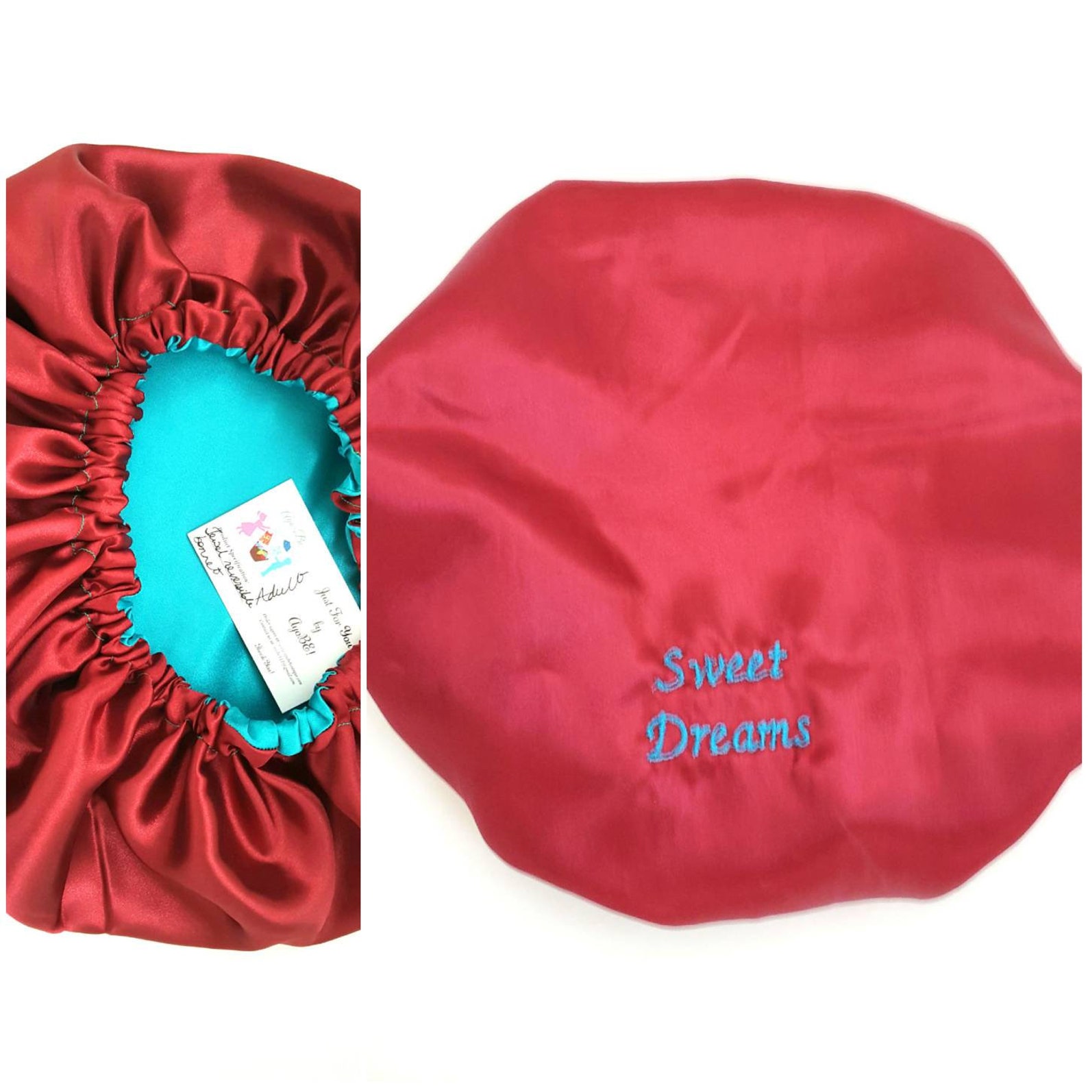 Satin Bonnet Custom Bonnet Silk Hair Bonnet Adult Bonnet | Etsy