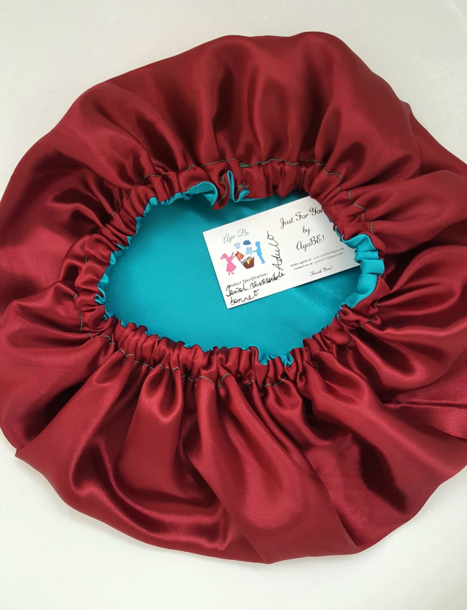 Satin Bonnet Custom Bonnet Silk Hair Bonnet Adult Bonnet | Etsy