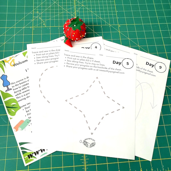 Practice Sewing Printable - Etsy