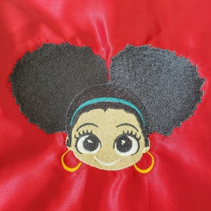 Personalized Afro Puffs Kids Hair Bonnet/african American Girl/satin ...