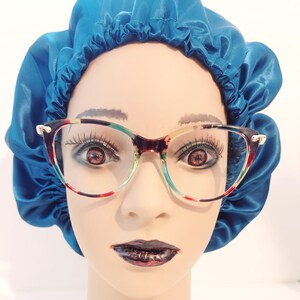 Elegant Monogram Hair Bonnet/satin ADULT Bonnet/personalized ...