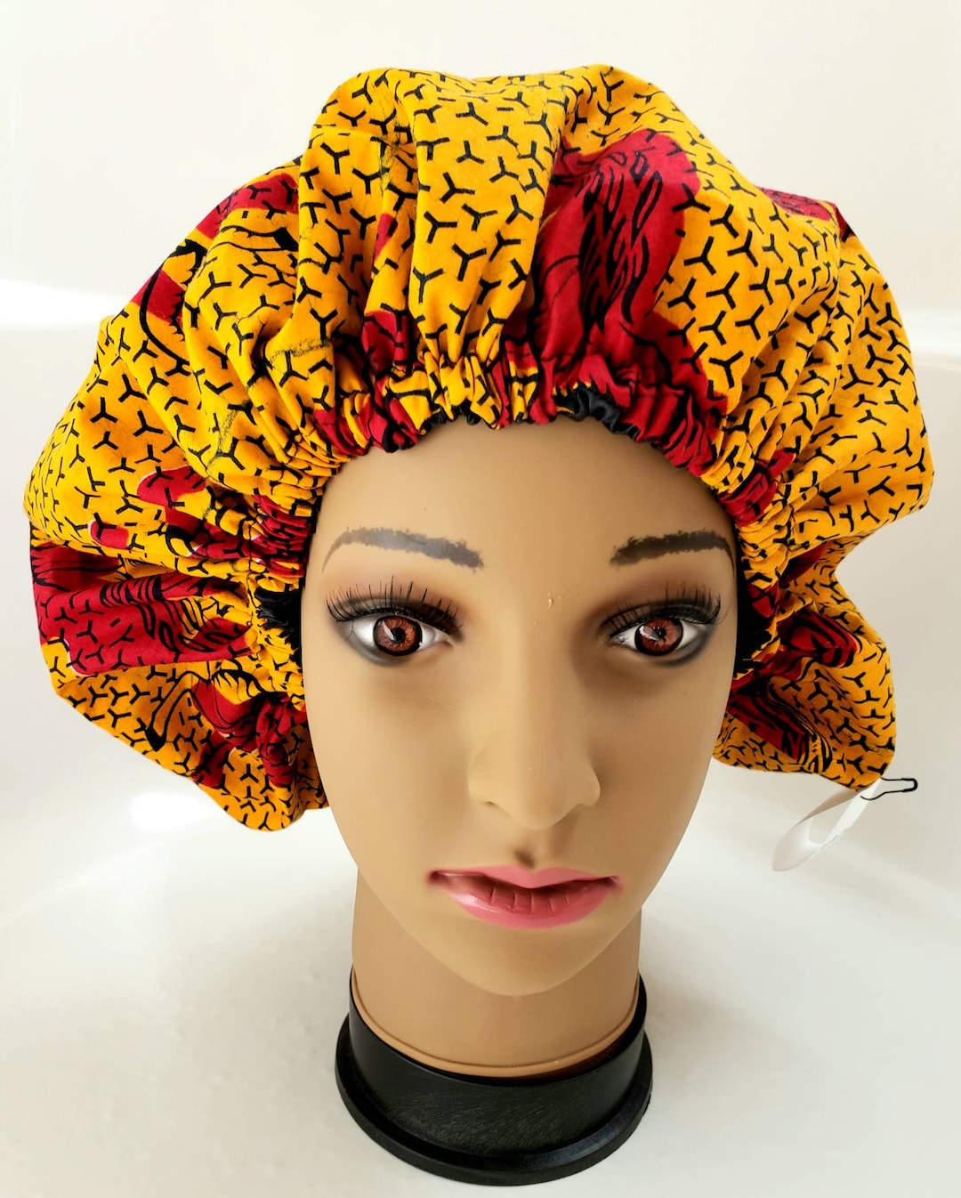 Satin Bonnet, Reversible Bonnet, Ethnic Bonnet, Hair Bonnet, Adult Size ...