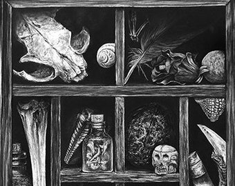 Wood Curio Box - Etsy