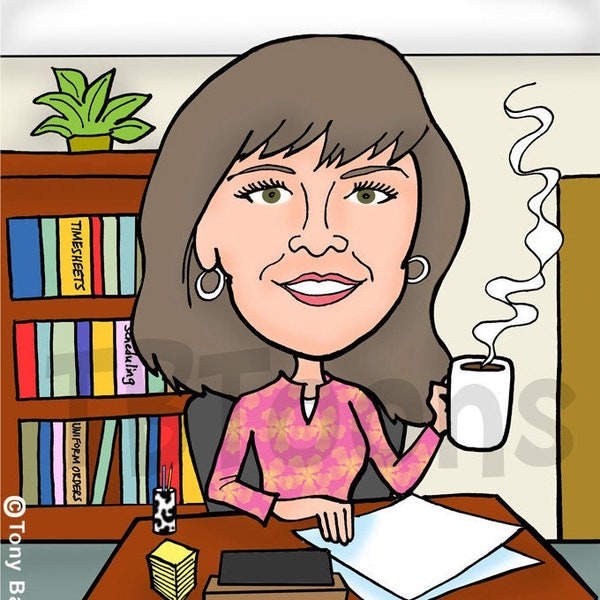 Boss Cartoon Drawing - Etsy