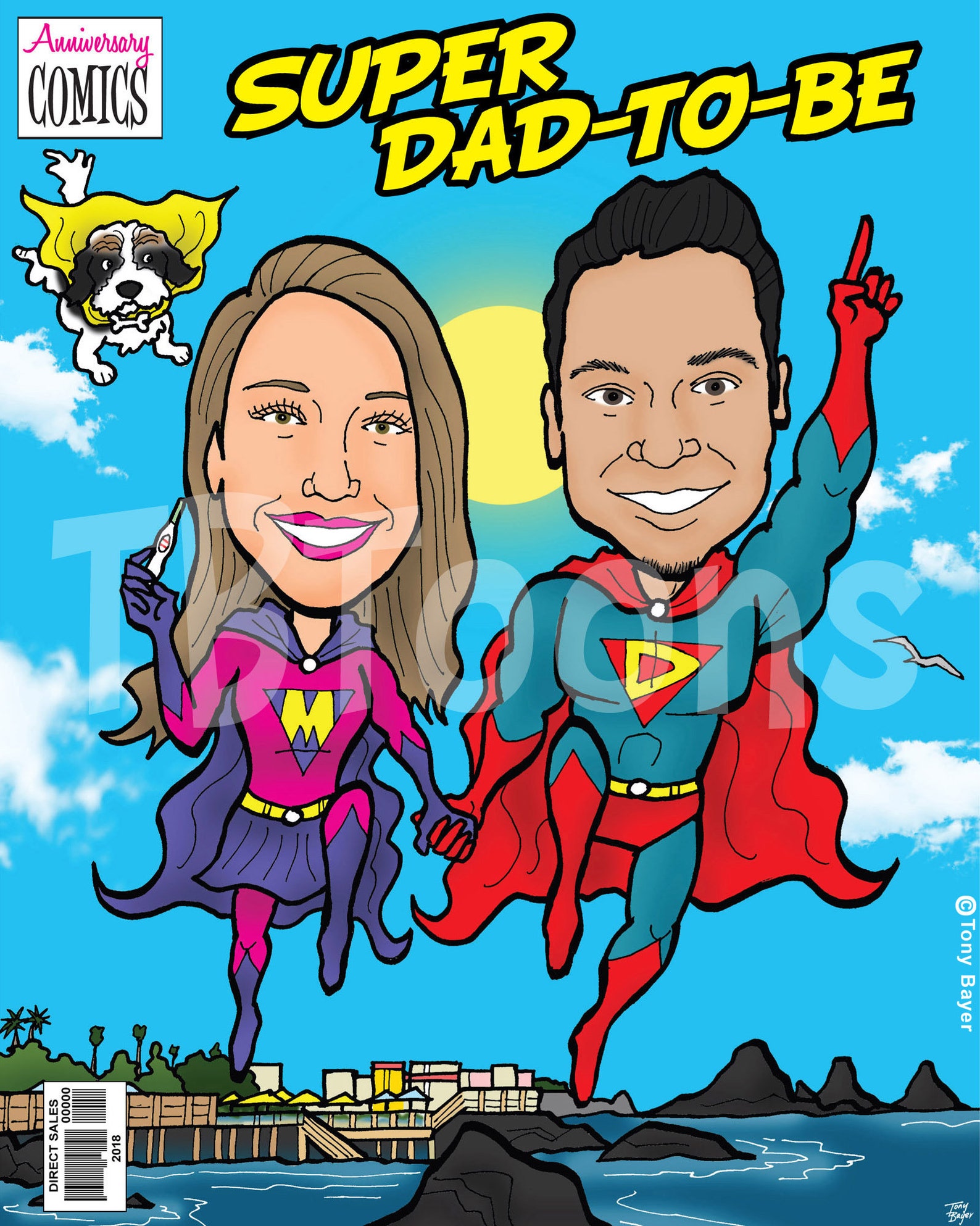 Custom COMIC BOOK Cover Superhero Cartoon Caricature Drawing | Etsy