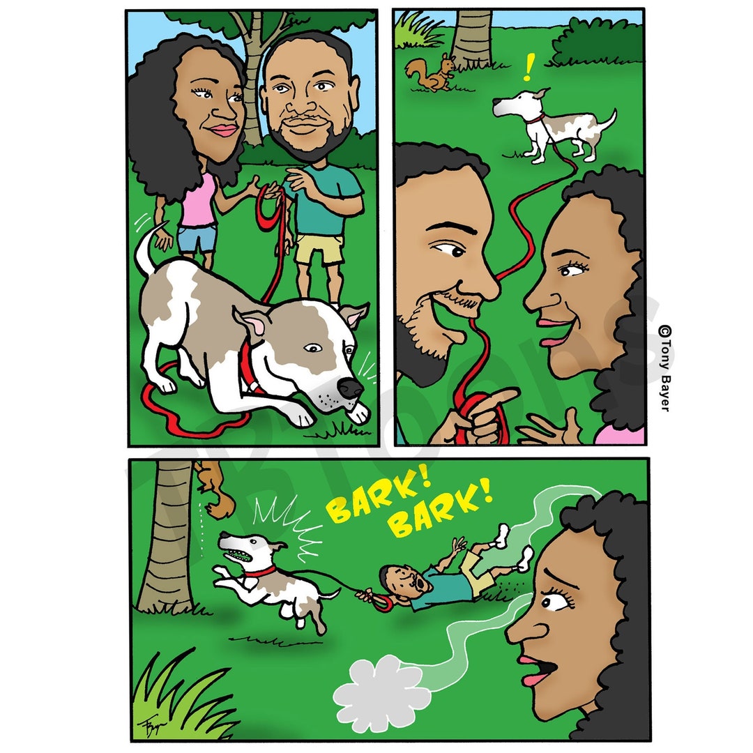 Personalized Comic Strip Drawing Custom Cartoon Caricature, Story ...