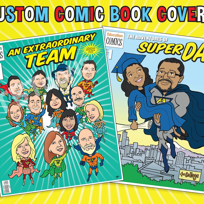 Custom Comic Book - Etsy
