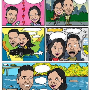 Personalized Comic Strip Drawing - Custom Cartoon Caricature, Story ...