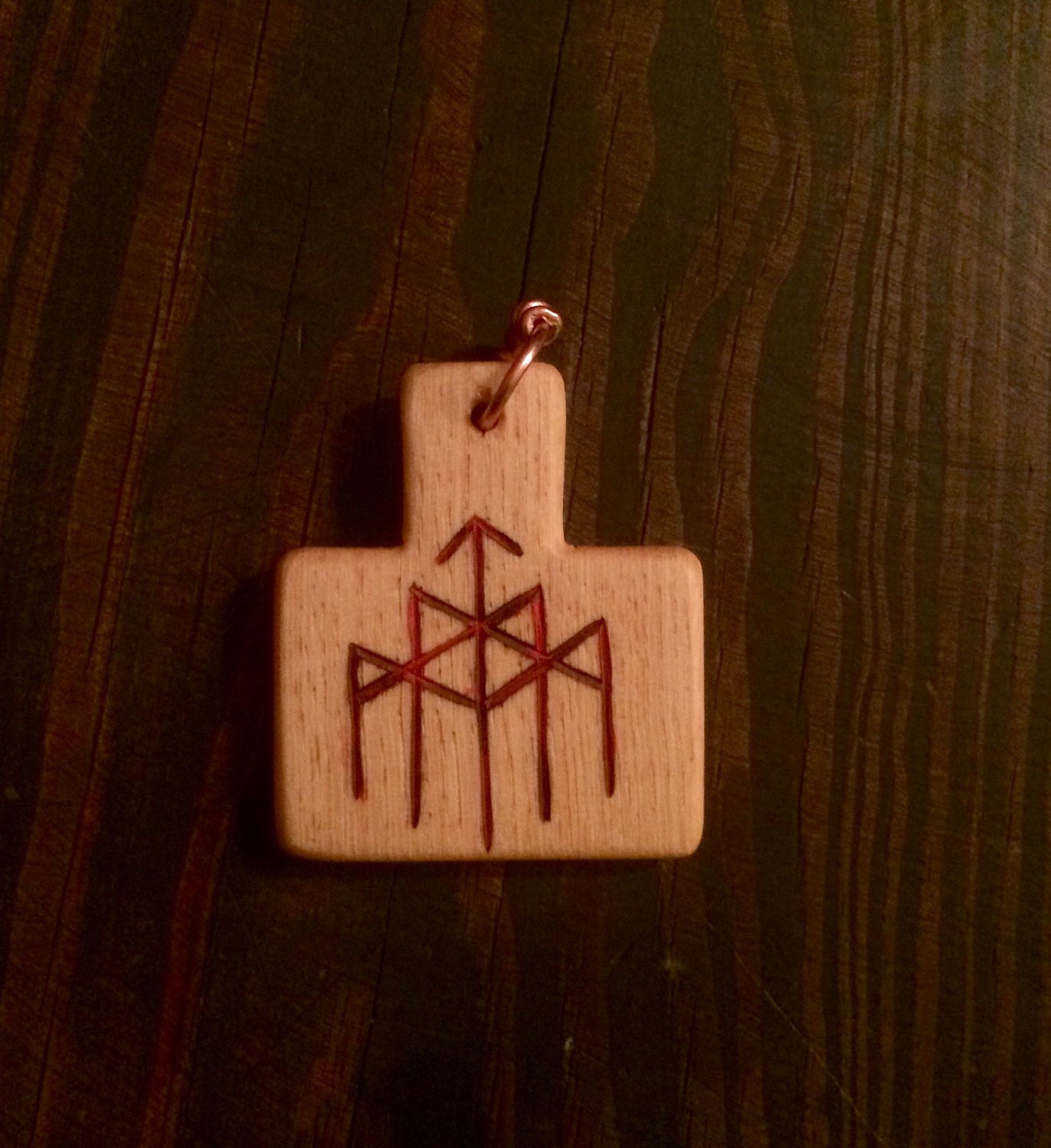 Norse viking heathen bindrune thor hammer pendant Thor | Etsy