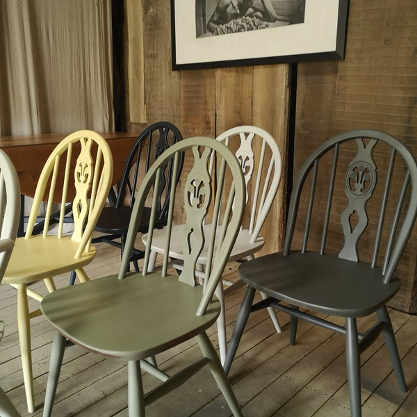 Ercol Dining Chairs - Etsy UK