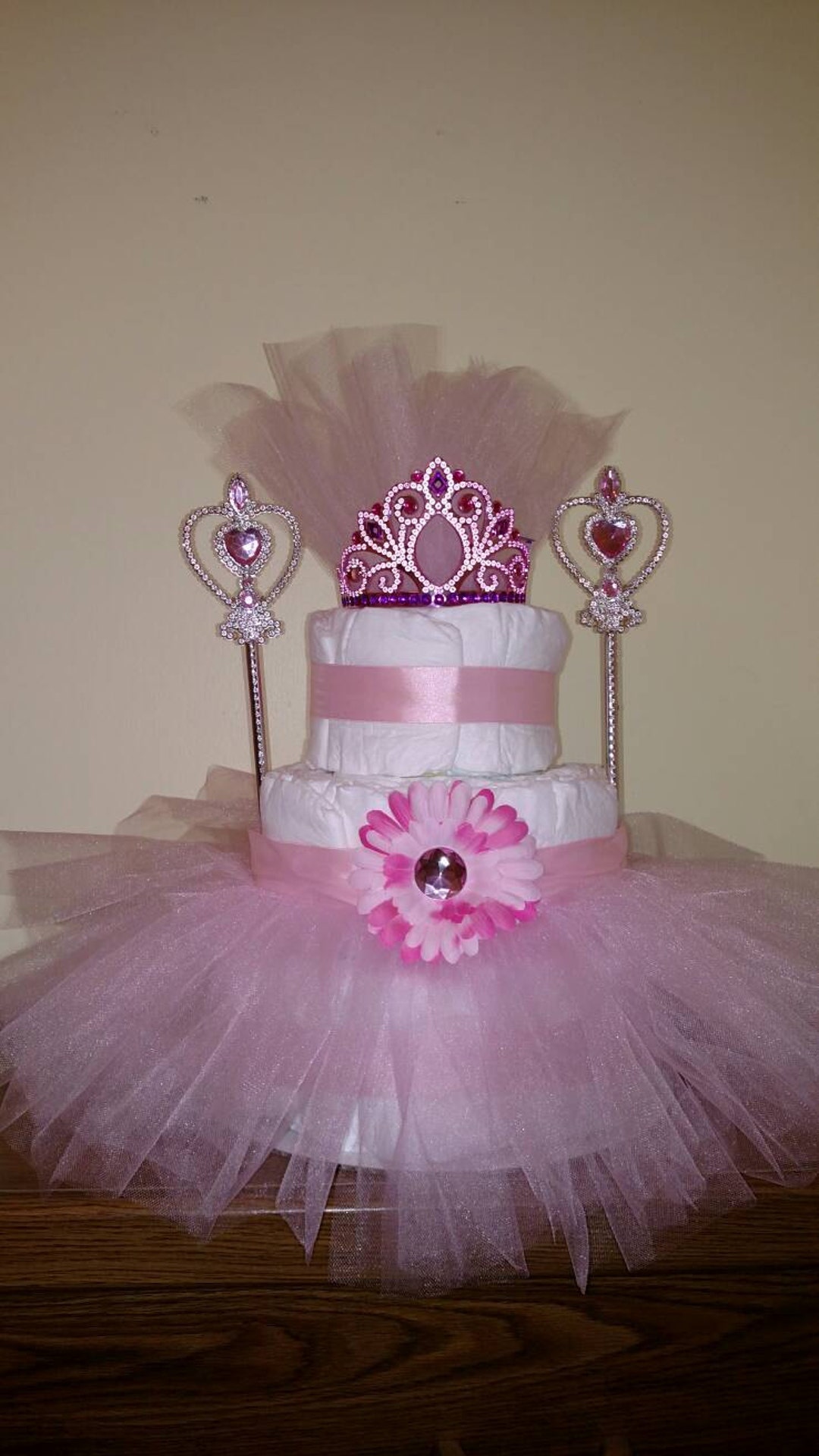 Custom Tutu Diaper Cake Almost Any Color - Etsy