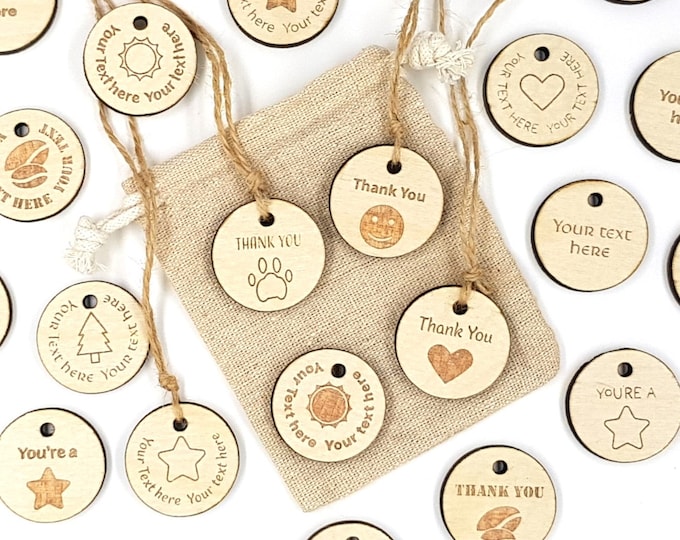 Thank You Tag, 2inch 5 Cm, Business Logo Tags, Business Thank You ...