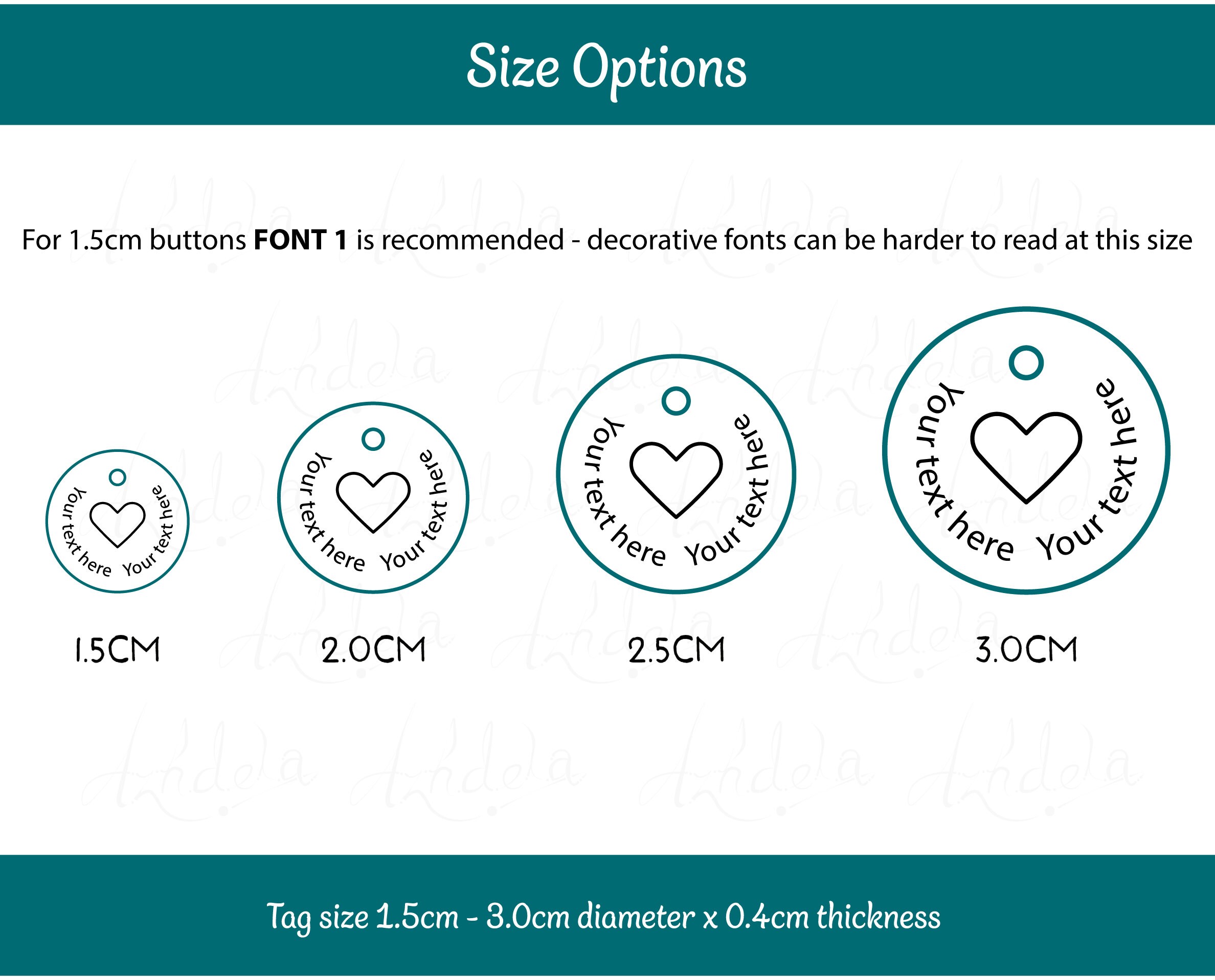 1 Hole top Round Custom Tags Business Thank You Tags Business Thank You ...