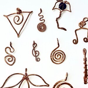 Mystery Pendant ~ HAND MADE~ Copper Wire Pendant - Etsy