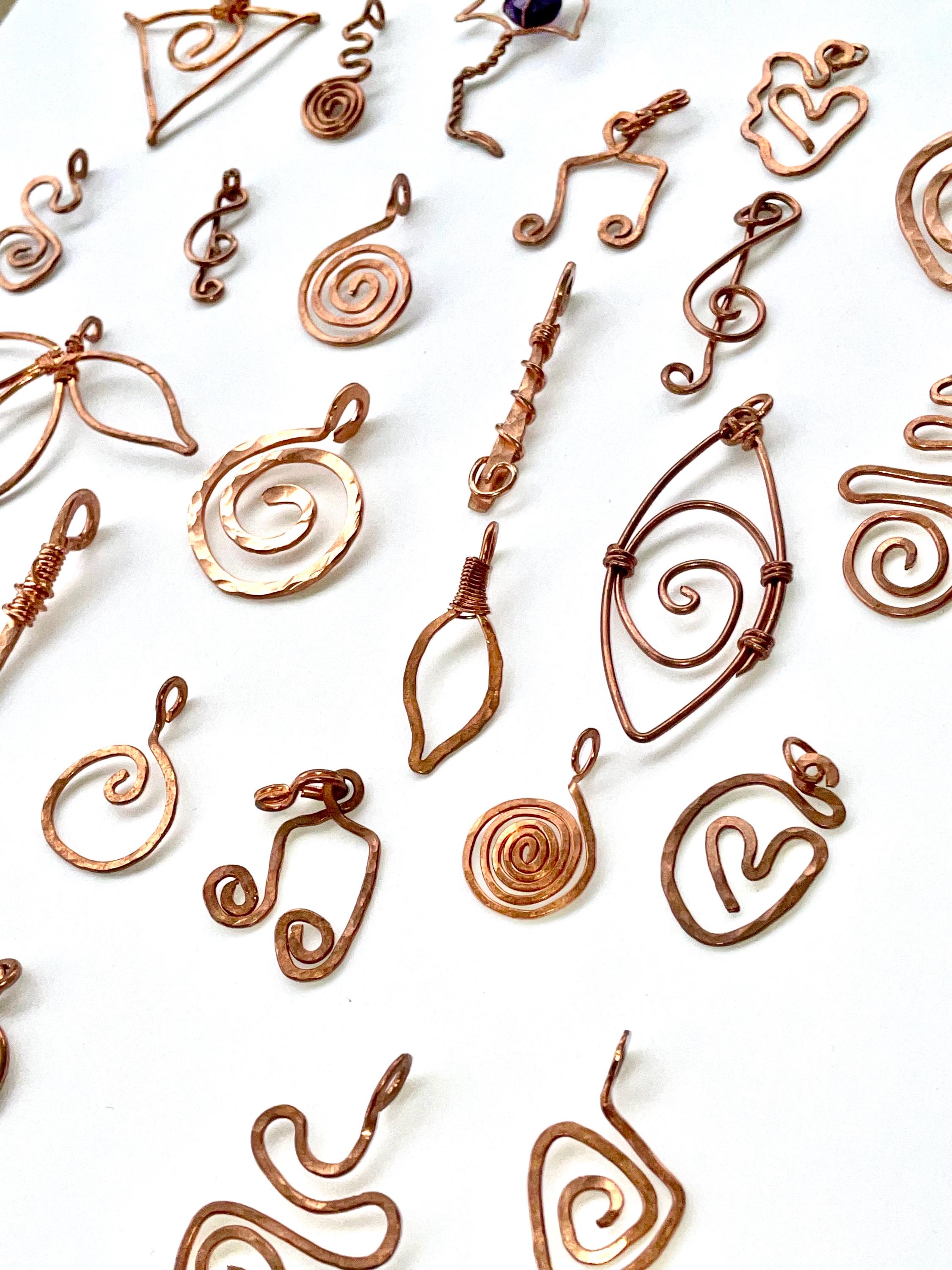 Mystery Pendant ~ HAND MADE~ Copper Wire Pendant - Etsy