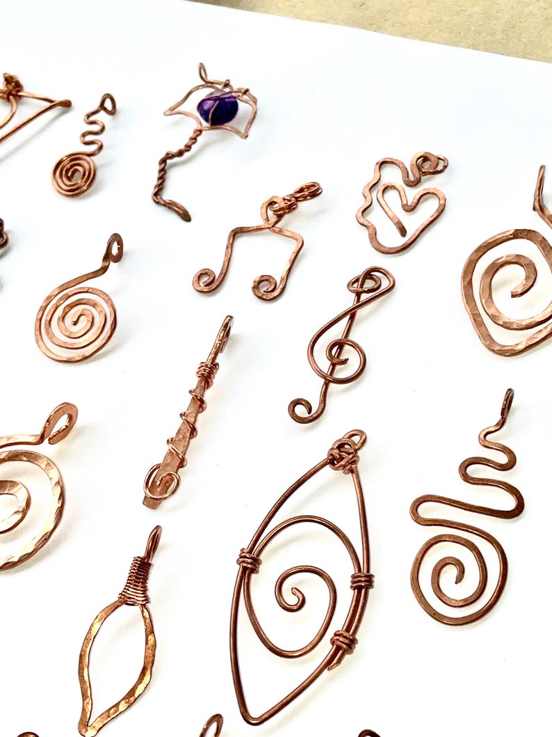 Mystery Pendant ~ HAND MADE~ Copper Wire Pendant - Etsy