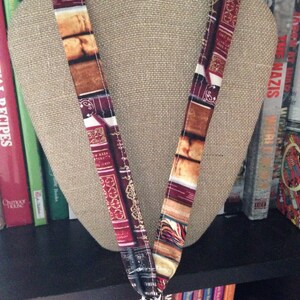 Reading Teacher Librarian ID Holder Badge Holder Book Lanyard - Etsy
