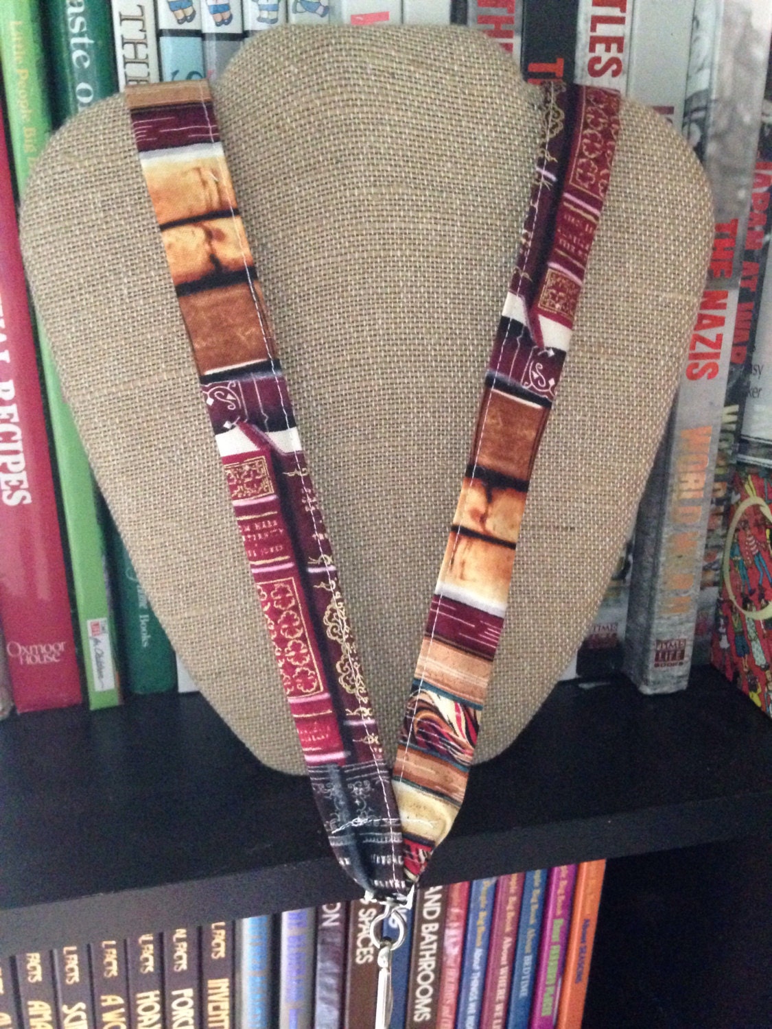 Reading Teacher Librarian ID Holder Badge Holder Book Lanyard | Etsy