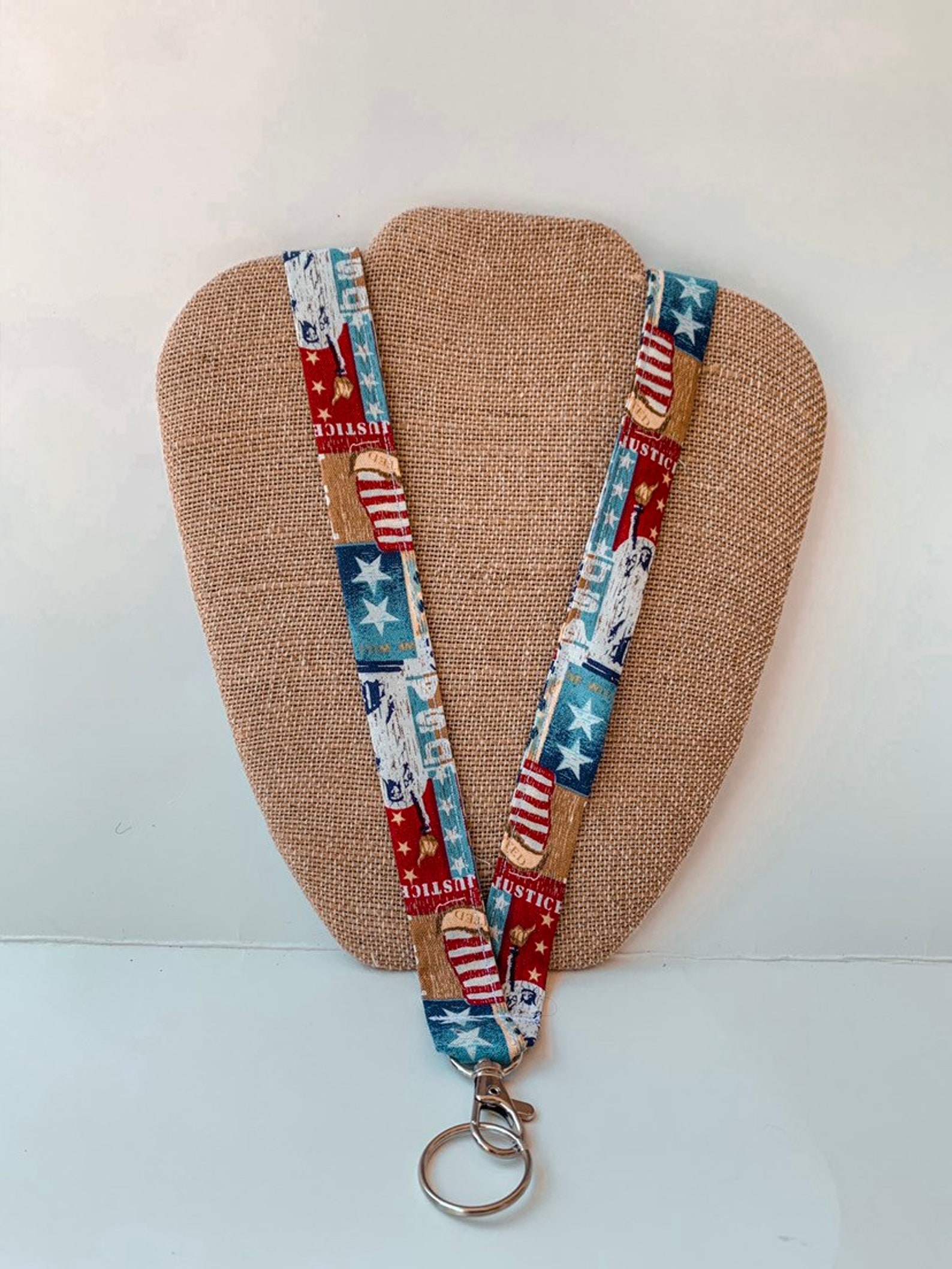 U.S. Government USA Flag Lanyard ID Holder Badge Holder. - Etsy