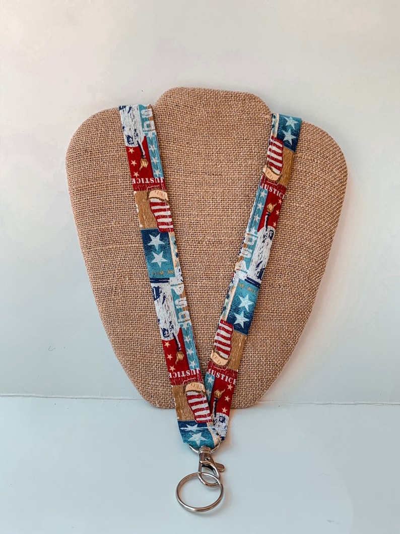 U.S. Government USA Flag Lanyard ID Holder Badge Holder. - Etsy