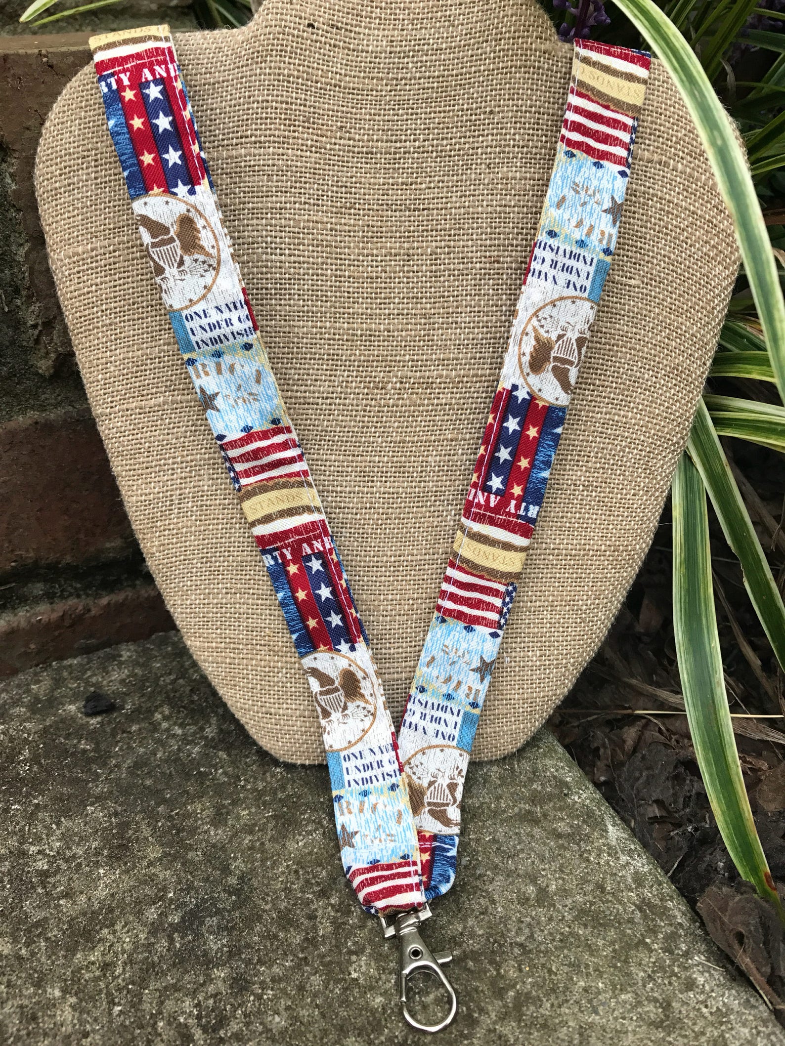 U.S. Government USA Flag Lanyard ID Holder Badge Holder. - Etsy