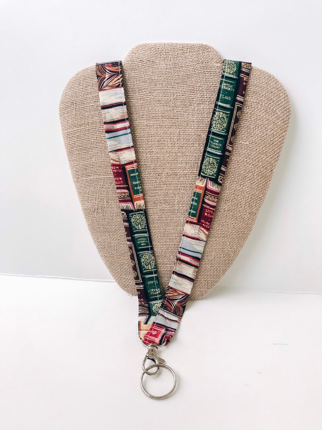 Reading Teacher Librarian ID Holder Badge Holder Book Lanyard - Etsy