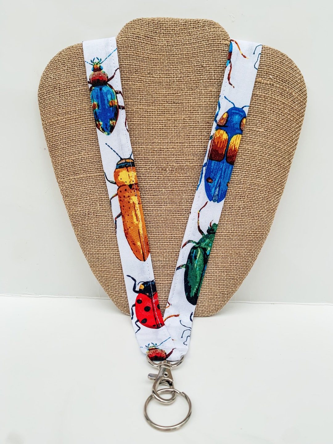 Bug Lanyard, Biology Teacher Lanyard ID Badge Holder, Beetle Lanyard ...