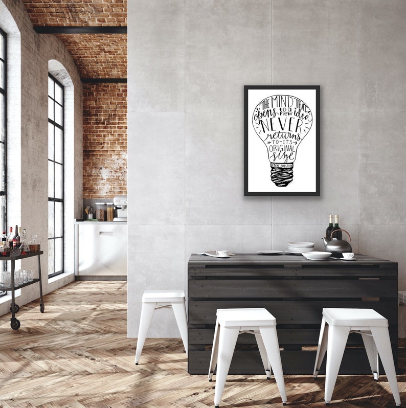 The Mind That Opens to a New Idea Albert Einstein Quote - Albert ...