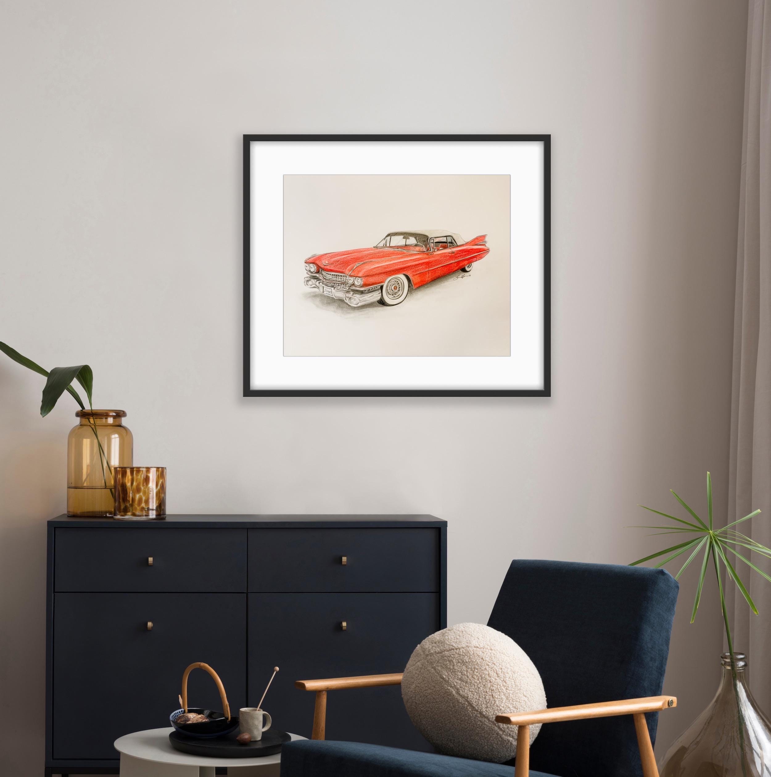 Custom Hand-drawn Car Illustration - Personalized Vehicle Artwork ...
